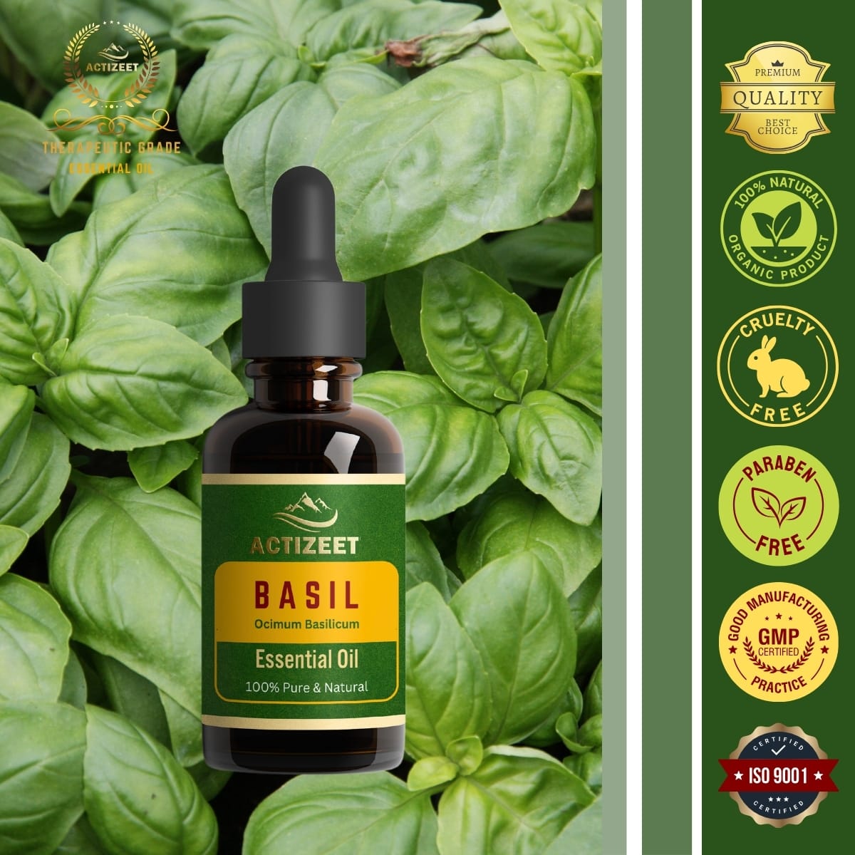 Pure Basil Oil: A Versatile Essential For Culinary & Wellness Needs